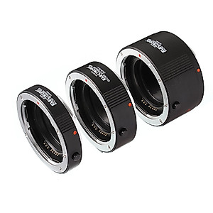 Fotga Macro AF Auto Focus Automatic Extension Tube Ring 13mm + 20mm + 36mm Set for Kenko Canon EF EF-S Lens