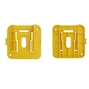 SKCMOX Plastic Battery Holders Mount Fit for Dewalt 20V 60V Battery DCB200 DCB201 DCB202 DCB203 DCB204 DCB205 DCB206 DCB208 10PCS