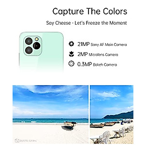 OUKITEL C21 Pro Unlocked Smartphones 21MP Triple Camera Mobile Phone 6.39" HD+ Unlocked Cell Phones 4GB + 64GB/256GB External SD 4000mAh Battery Android 11 Dual SIM/OTG/GPS/WiFi