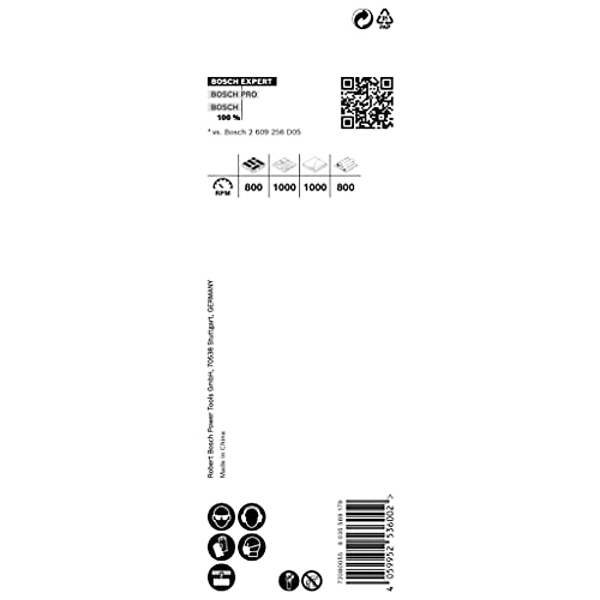 Bosch Professional 1x Expert Construction Material Hole Saw (Ø 25 mm, Accessories Rotary Impact Drill)