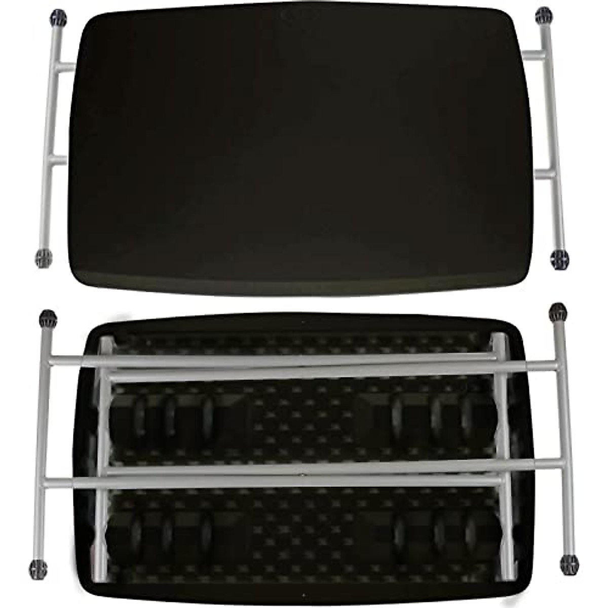 zagtag Folding Table 30Inch Small Foldable Table for Kids Picnic and Laundry Room, Tray Table, Black