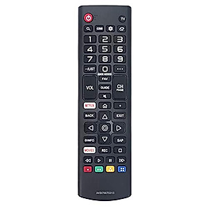 AKB75675313 Replace Remote Control fit for LG LED TV 43UM6900PUA 43UM6950DUB 49UM6900PUA 49UN7300AUD 50UM7300AUE 50UN6950ZUF 55UM6900PUA 60UM6900PUA 60UN7300PUA 65UM7300PUA 65UN8000PUB 70UM7350PUA