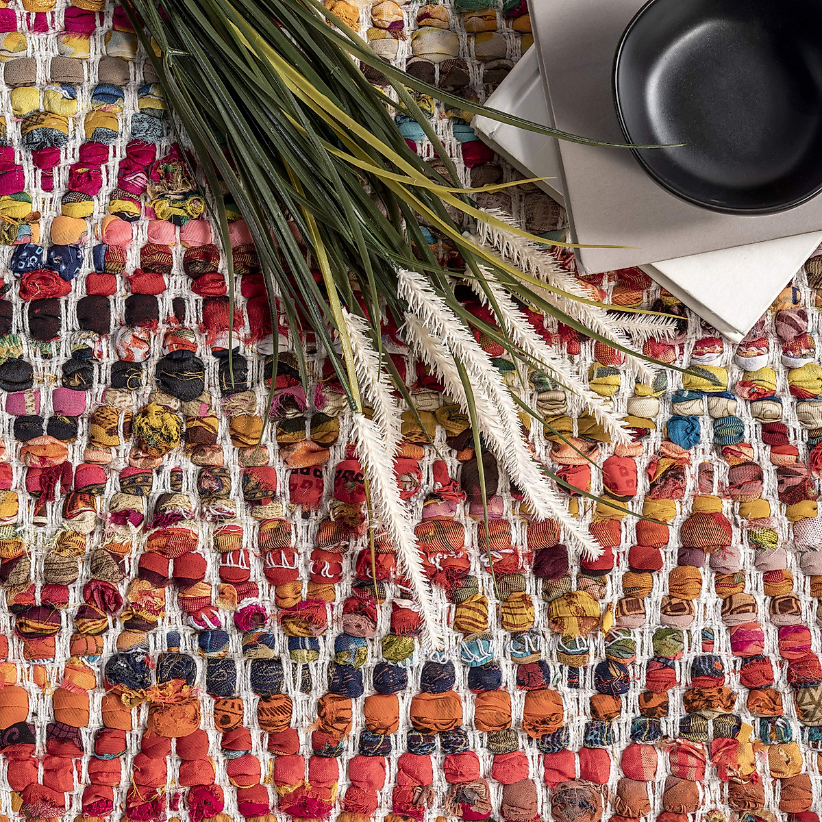 nuLOOM Rochell Hand Woven Chevron Area Rug, 3x5, Magenta