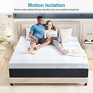 Twolike King Size Mattress,12-Inch King Foam Mattress in Box,Edges Support for Sleep Supportive,76" X 80" X 12"