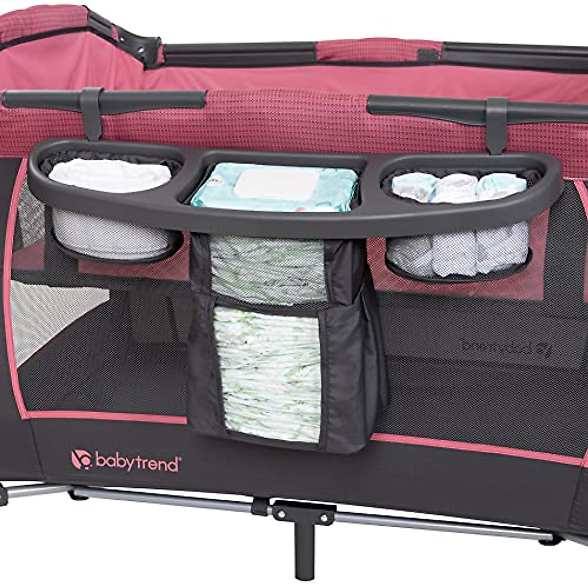 Baby Trend Lil Snooze Deluxe III for Twins,Cozy Berry