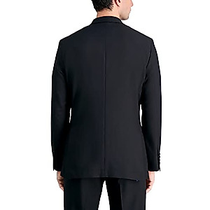 Haggar Men's Smart Wash Suit Separate Jacket, Black, 44 US