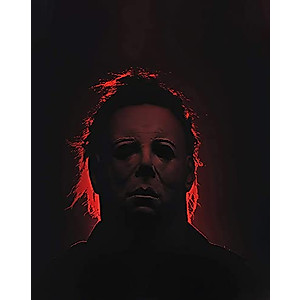 Horror Movie Poster Villain Characters Terror Poster Scary Halloween Painting Picture Prints Set Of 6 (8 In X 10 In) Bedroom Decor Wall Art