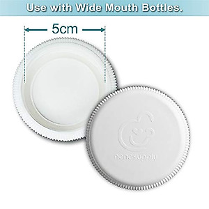 Nenesupply Caps Lids Compatible with Spectra Bottles Avent Bottles and Nenesupply Bottles Replace Spectra Bottle Cap Avent Bottle Cap Wide Neck Bottle Cap Compatible with Spectra Pump Parts Spectra S2