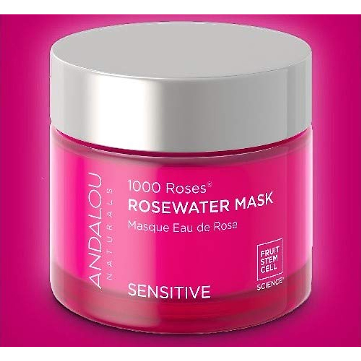 Andalou Naturals, Mask, 1000 Roses Rosewater, 1.7 Ounce