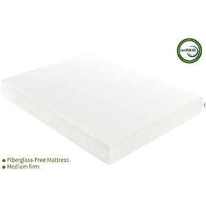 Hbaid Twin XL Mattress, 6 Inch Green Tea Cooling Gel Memory Foam Mattress in a Box Medium Firm Mattress for Bunk Bed, Trundle Bed, Pressure Relief, CertiPUR-US Certified