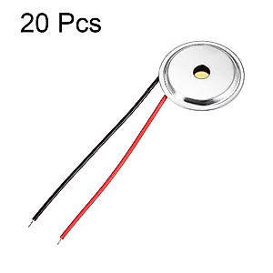 uxcell 20 Pcs Piezo Discs 20mm Acoustic Pickup Transducer Microphone Trigger Element CBG Guitar