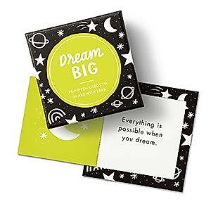 Compendium ThoughtFulls for Kids – 4-Pack of Dream Big, I Love You, You Can Do It, You're Amazing – 120 Pop-Open Cards to Share with Kids, Each with an Inspiring Message Inside