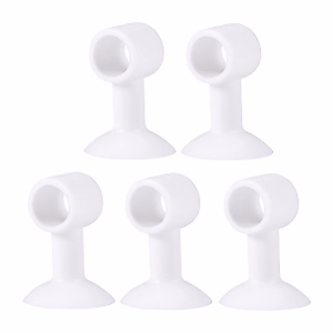 COHEALI 5pcs Rubber Door Knob Bumper Door Wall Protector Silicone Door Stop Car Door Protector Rubber Door Stopper Door Bumpers Miniture Decoration Mini Decor Door Trim Protection White