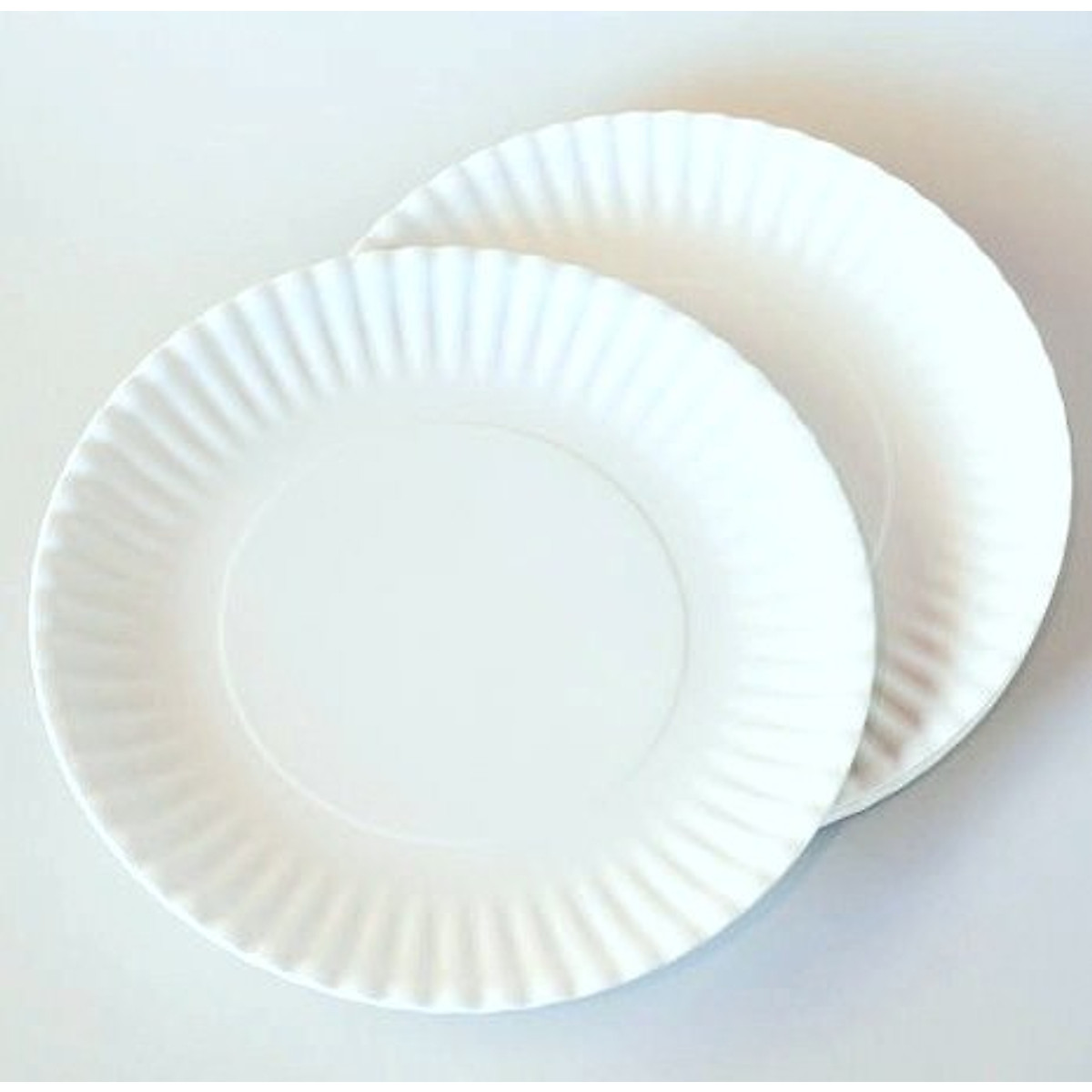"What Is It?" LARGER SIZE 11-inch Reusable White Dinner Plate, Melamine, Set of 4