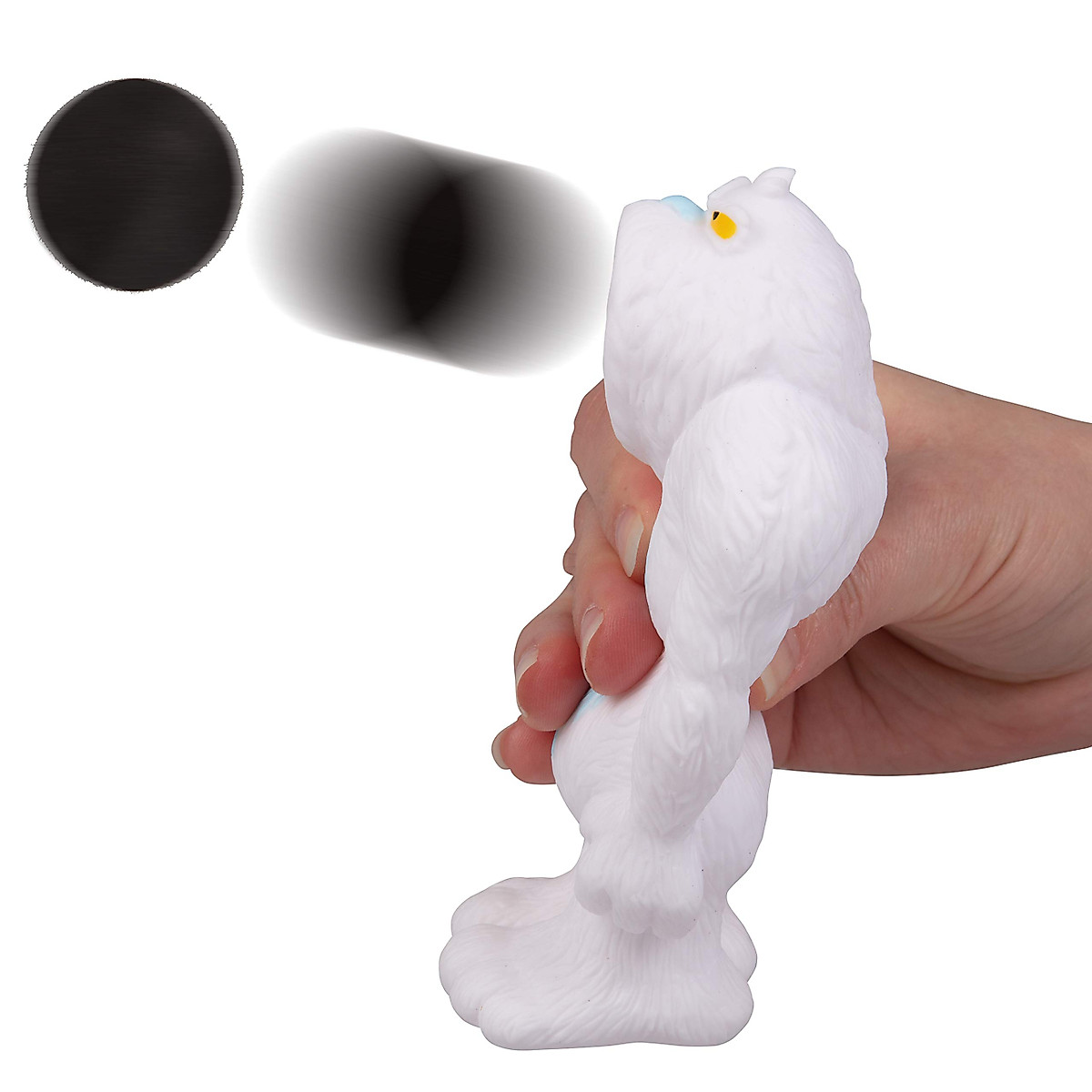 Hog Wild Yeti Ball Popper Toy - Includes 4 Soft Foam Balls - Squeeze to Pop Air Powered Balls Up to 20 Feet - Launcher Safe for Indoor/Outdoor Play - Party Favor Gift for Kids, Girls, Boys Ages 5+