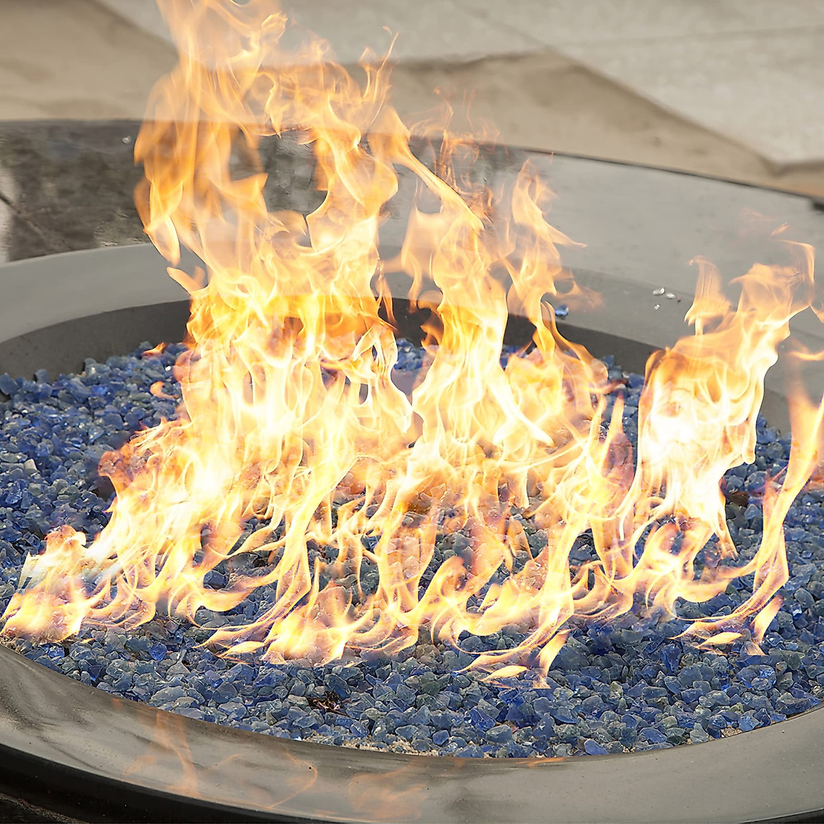 Dreffco Stainless Steel Fire Pit Burner Pan & Ring Pro Kit for Liquid Propane, 30-Inch Pan, 24-Inch Ring, 150,000 BTU Max