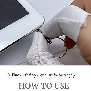 AOYUTC Metal Tube Headphone Plug Extraction Tool- Headphone Tip Removal Tool,Remove Broken Headphone Plug from Headphone Jack of Mobile Devices