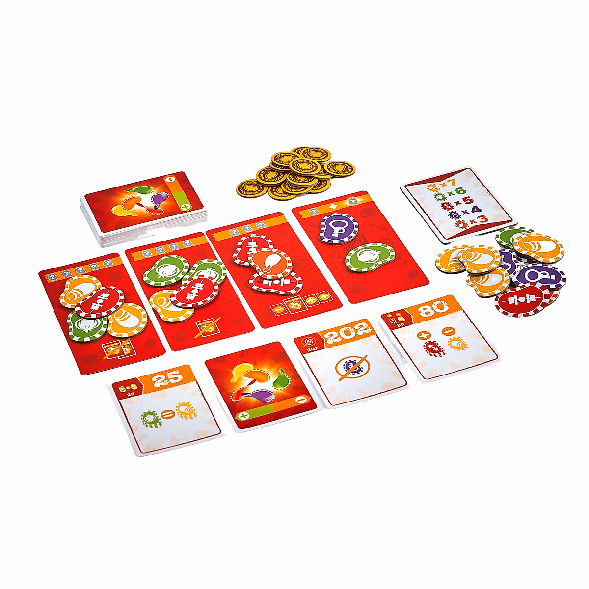 Blue Orange Games Bag of Chips Board Game - Family or Adult Party Strategy Board Game for 2 to 5 Players. Recommended for Ages 8 & Up.