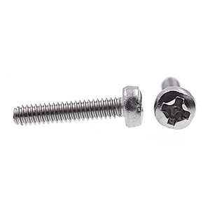 Prime-Line 9130681 Machine Screws, Metric, Pan Head, Phillips Drive, M2-0.4 X 10MM (10 Pack)