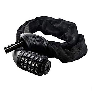 SJHY Bicycle Accessories Bicycle Chain Lock Anti-Theft Mountain Bike Electric Bike Password Lock Bicycle Accessories Bike Parts (Color : TypeA)