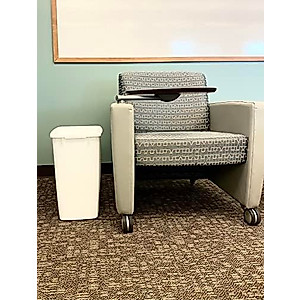 Rubbemaid FG2806TPBISQU Rubbermaid Small Trash, 9-Gallons, Beige, Plastic Garbage Can/Wastebasket for Kitchen/Bathroom fits Under-Sink/Desk/Countertop/Cabinet, 21-quart, Bisque