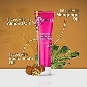 Mielle Organics Mongongo Oil Pre-Shampoo Treatment, 5 Ounces