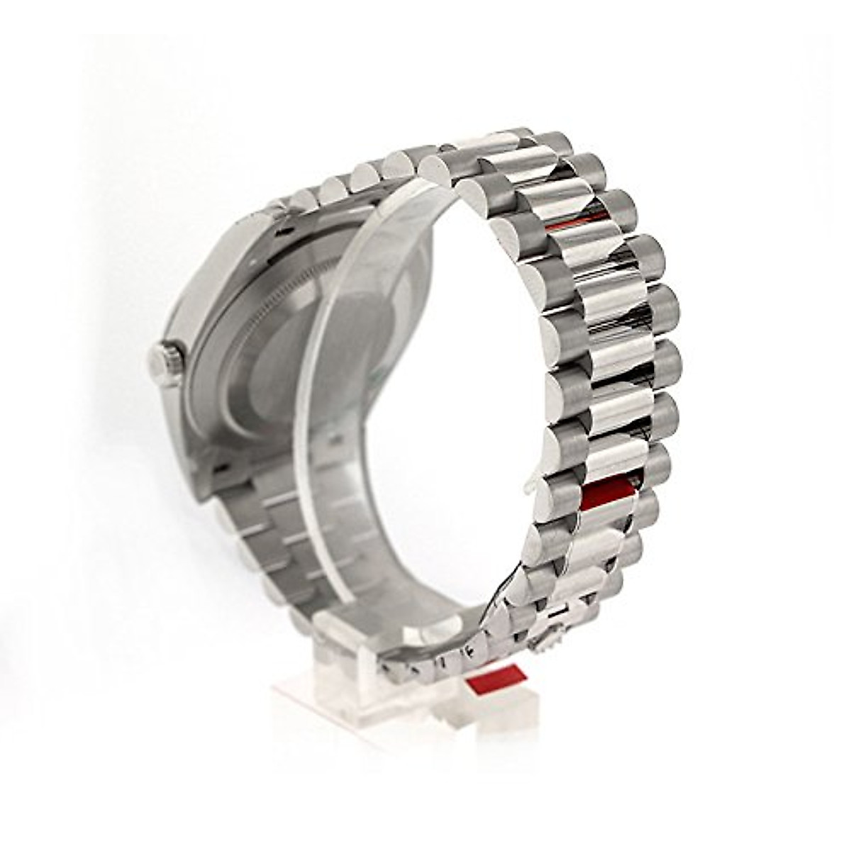 Rolex Daydate 40MM Platinum President 228206 Ice Blue Motif Dial & Smooth Bezel (Certified Pre-Owned)