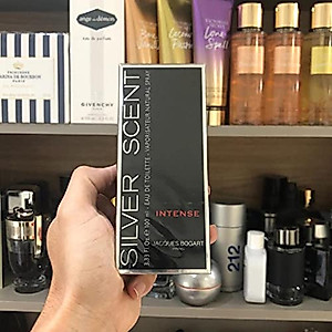 Jacques Bogart Silver Scent Intense Men Eau De Toilette Spray, 3.33 Ounce