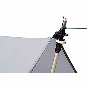 LiteOutdoors Silnylon Tarp - 16.9 Oz. 10' x 12' - Ultralight Backpacking Tarp or Hammock Tarp (Grey, 10' x 12')