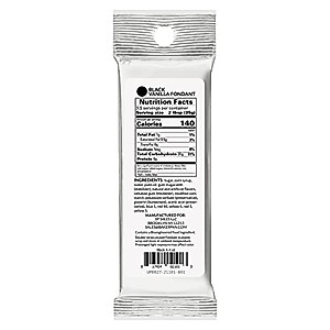 Bakerpan Premium Rolled Black Fondant for Cake Decorating, Vanilla Flavor - 4.4 Ounces