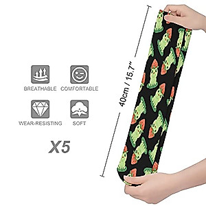 Strawberry Frog Socks 5 Pairs Pack Funny Crew Socks Novelty Dress Socks for Women Men Boys Girls