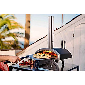 Ooni 12” Perforated Pizza Peel – Long Handle Perforated Aluminium Pizza Paddle – Lightweight Pizza Turning Peel – Ooni Outdoor Pizza Oven Accessories…