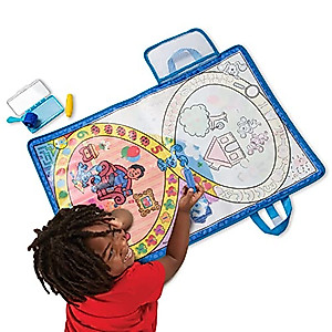 Melissa & Doug Blue's Clues & You! Water Wow! Activity Mat (20 Inches x 30 Inches) with Reusable Water Reveal Surface