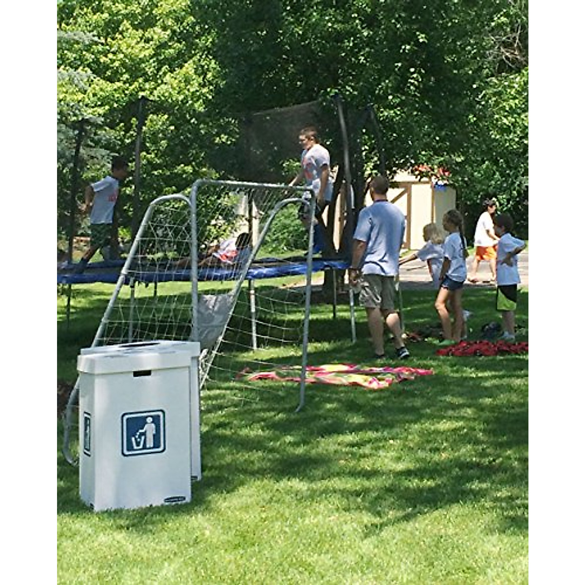 Bankers Box 10 Pack 42 Gallon Corrugated Cardboard Trash and Recycling Containers