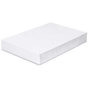 White Assorted Size Gift Wrap Packaging Present Boxes - Two Packs of 10 Boxes Each