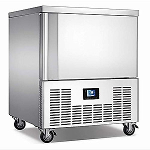 Kolice Commercial 5 Trays Blast Chiller & Freezer, Chest Freezer, Blast Freezer, Flash Freezers, Dumpling Freezer, Batch Freezer for Restaurant Bakery School Hard ice Cream, Chicken, Fish, Dessert etc
