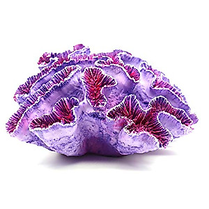 Besimple Aquarium Coral Ornaments Decor Fish Tank Plants Decoration for Aquarium Landscape,Purple
