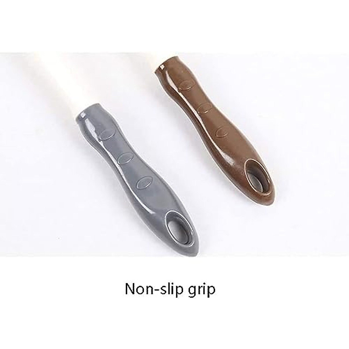 Plastic Toilet Bowl Brush Floor Stand with Long Handle Toilet Brush Stable Base Toilet Cleaner Brush Home Storage Rack