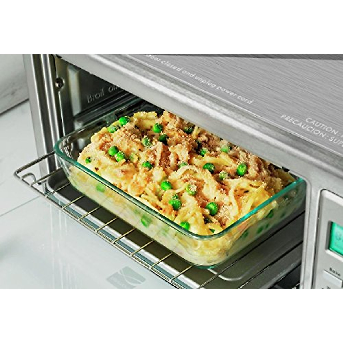 Kenmore 83521 4-slice Toaster Oven in Stainless Steel with Pizza Stone