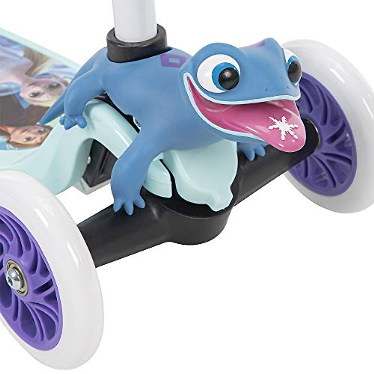 Huffy Disney Frozen 3D Tilt 'n Turn 3-Wheel Scooter, Sea Crystal Blue