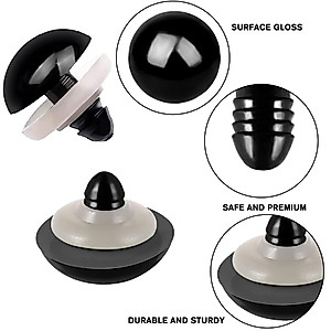 YUJUN 700PCS Safety Eyes for Crochet,6-22mmColorful Glitter Noses with Washers Stuffed Animals Amigurumi Craft Doll Making Teddy Bear Toy