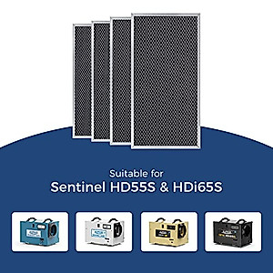 Alorair MERV-1 4Pack for Crawlspace Dehumidifier HD55S/HDi65S