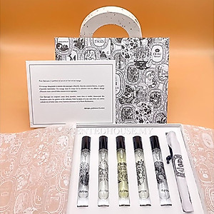 Diptyque Eau de Toilette Travel Spray 0.25 Fl Oz (Pack of 5) Set for Men and Women