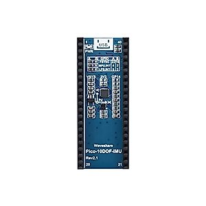 Waveshare 10-DOF IMU Sensor Module for Raspberry Pi Pico Incorporates 9-Axis Motion Sensor ICM20948 and Baroceptor LPS22HB