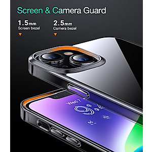 TORRAS MoonClimber Compatible for iPhone 12 Pro Max Case [5X Military Armor-Level Shockproof][Three Stand Ways] Slim Hard Phone Case with Kickstand 6.7’’-Clear