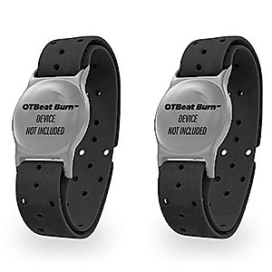 Avocado Goods Replacement Band Compatible with Orange Theory Fitness, OTBeat Burn Heart Rate Armband Monitor - 15" Strap (2)