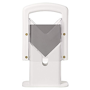 Hoan The Original Bagel Guillotine Universal Slicer, 9.25-Inch, White