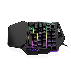 35 Keys One-Handed RGB Mechanical Gaming Keyboard