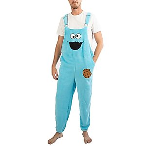 Bioworld Cookie Monster Jammeralls Onesies for Adults-S
