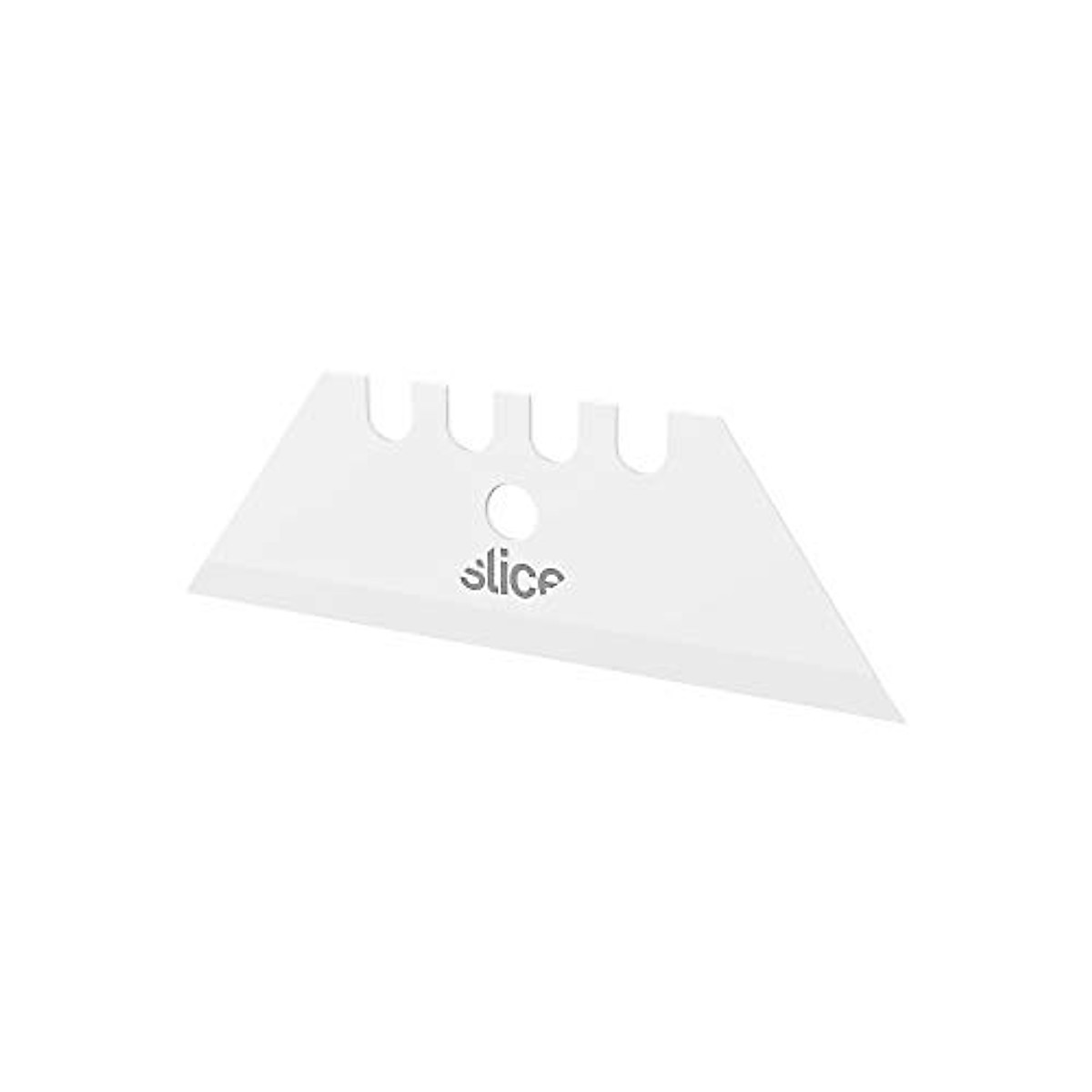 Slice 10525 Ceramic Utility Blades (Pointed Tip), True Safety Blades, Finger Friendly, Safe to Touch, 11x Longer Lasting Than Metal, Double-Sided Blades Extend Blade Life, Never Rusts (2 Blades)